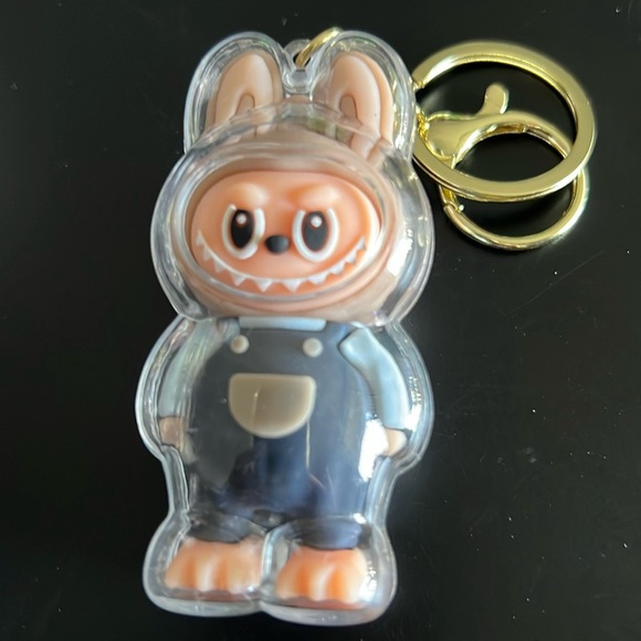 Accessories | Labubu Keyring Bag Charm In Clear Plastic Shell | Poshmark